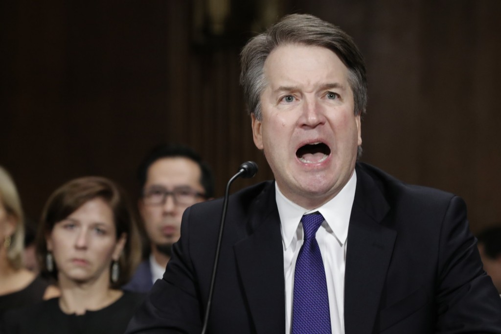 The Senate voted to confirm angry, alcoholic, rapist white male supremacy