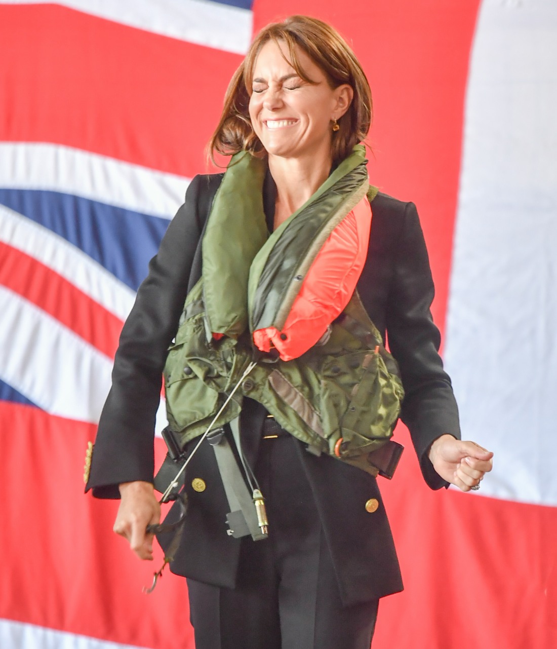The Princess Of Wales Visits Royal Naval Air Station Yeovilton