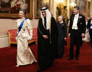 David & Victoria Beckham attended the state banquet for the Qatari royals