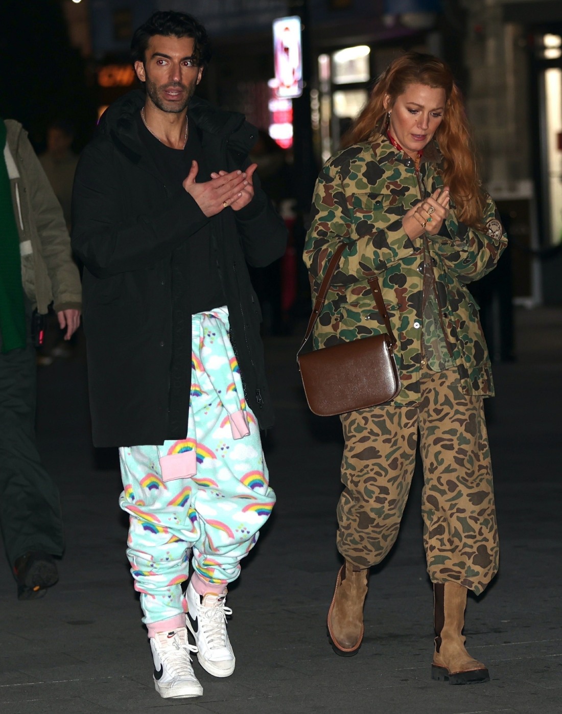 Cele|bitchy | Blake Lively and Justin Baldoni on the set of “It Ends ...