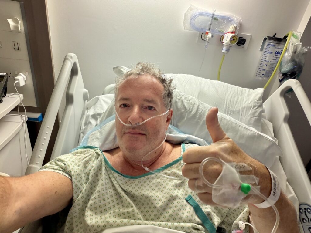 Piers Morgan fractured his femur after ‘tripping on a small step ...
