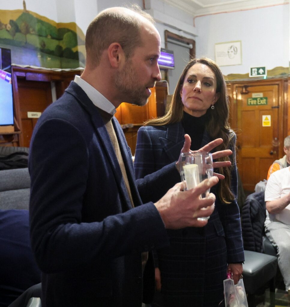 Britain’s Prince William and Princess Kate visit Scotland