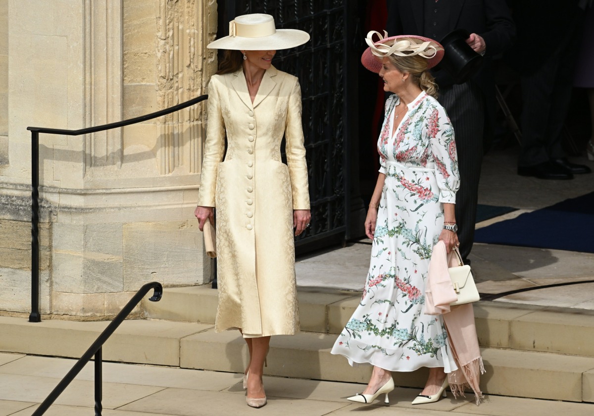 The King, Queen and Members of the Royal Family at Windsor Castle for ...